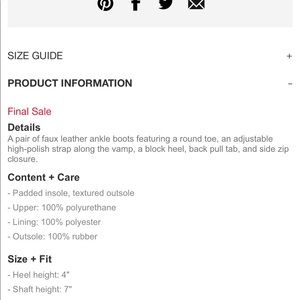 Forever 21 | Shoes | Xxi Black Chunky Faux Leather Boots | Poshmark